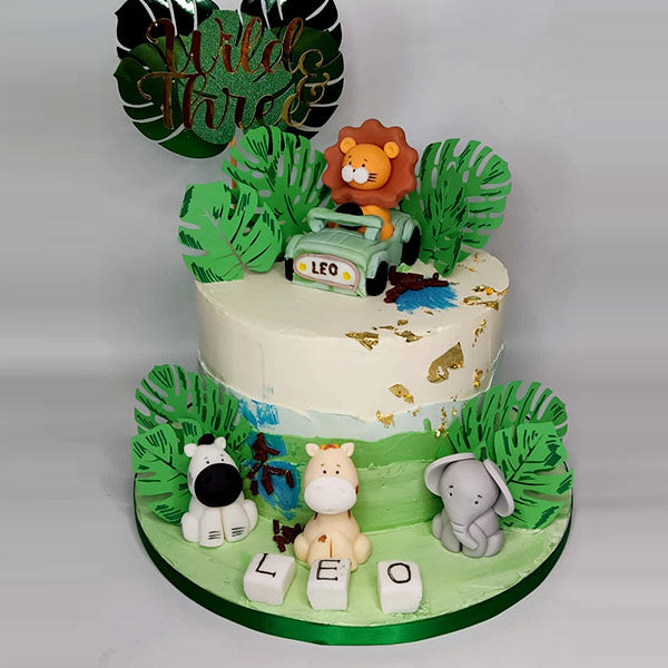 Safari Animal Cake | Safari Animal Birthday Cake – Cake Girl London